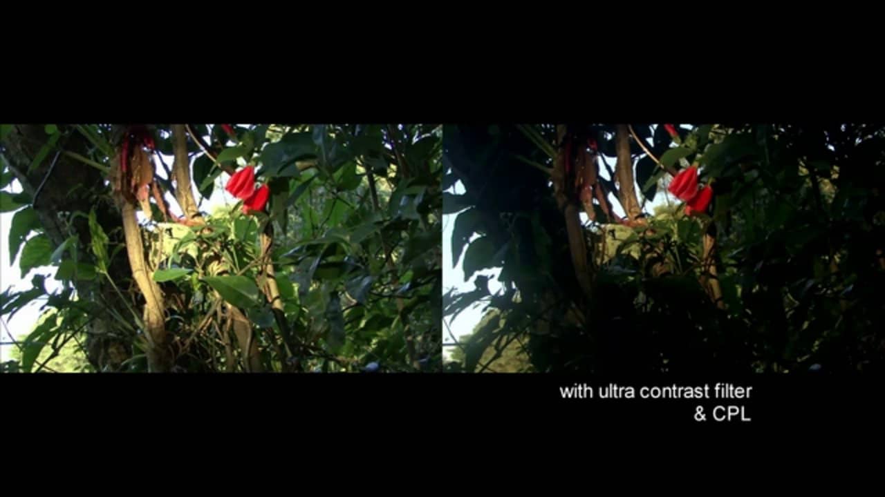 tiffen ultra contrast 3 filter and CPL test demo on Vimeo