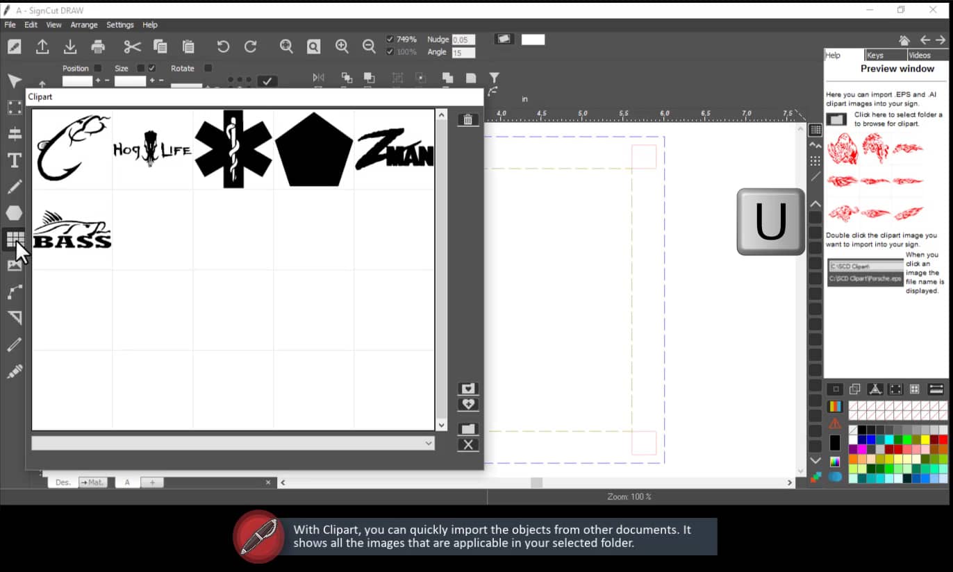 General overview - SignCut Draw on Vimeo