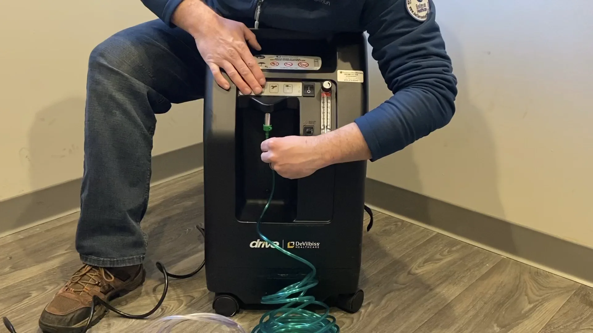 Drive Oxygen Concentrator Setup on Vimeo