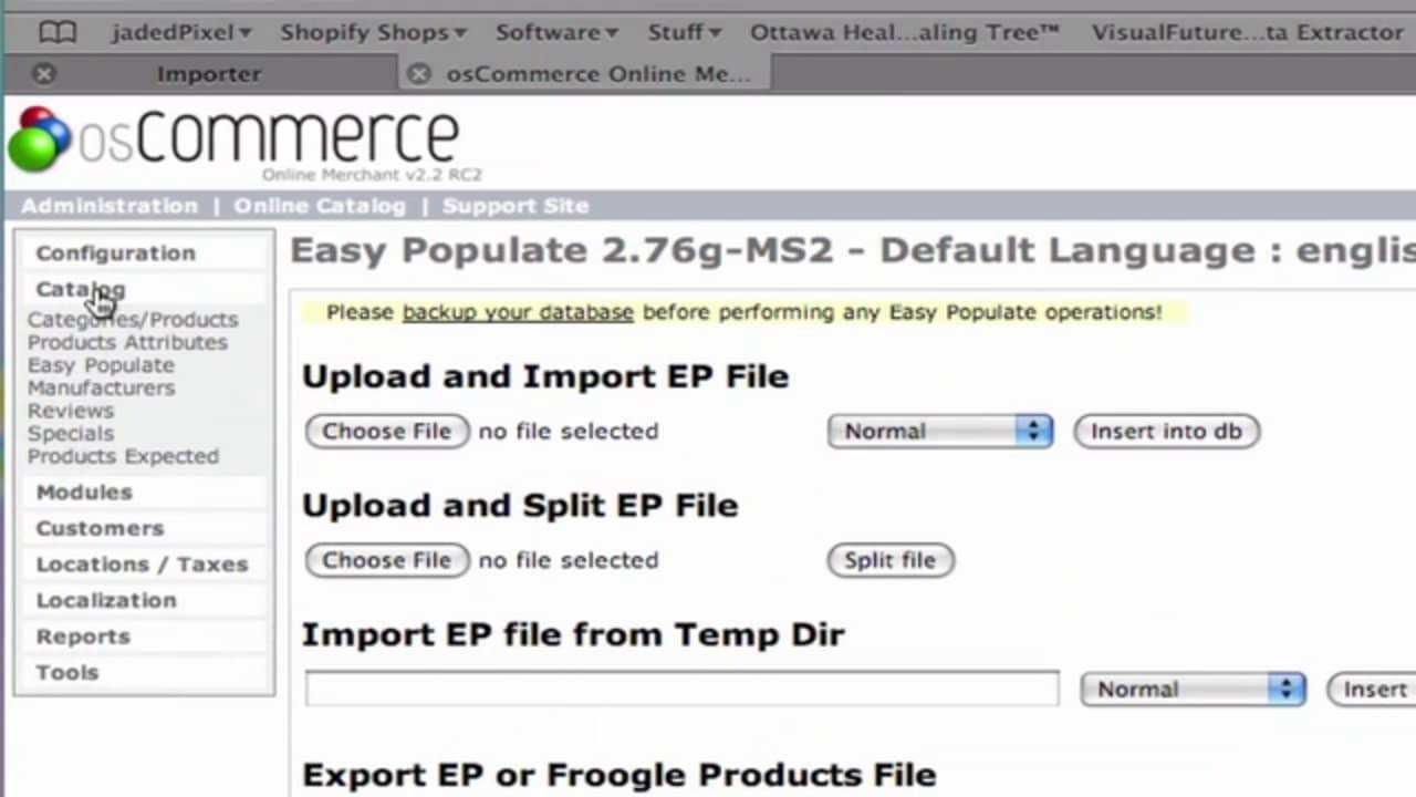 Shopify - Importing from osCommerce on Vimeo