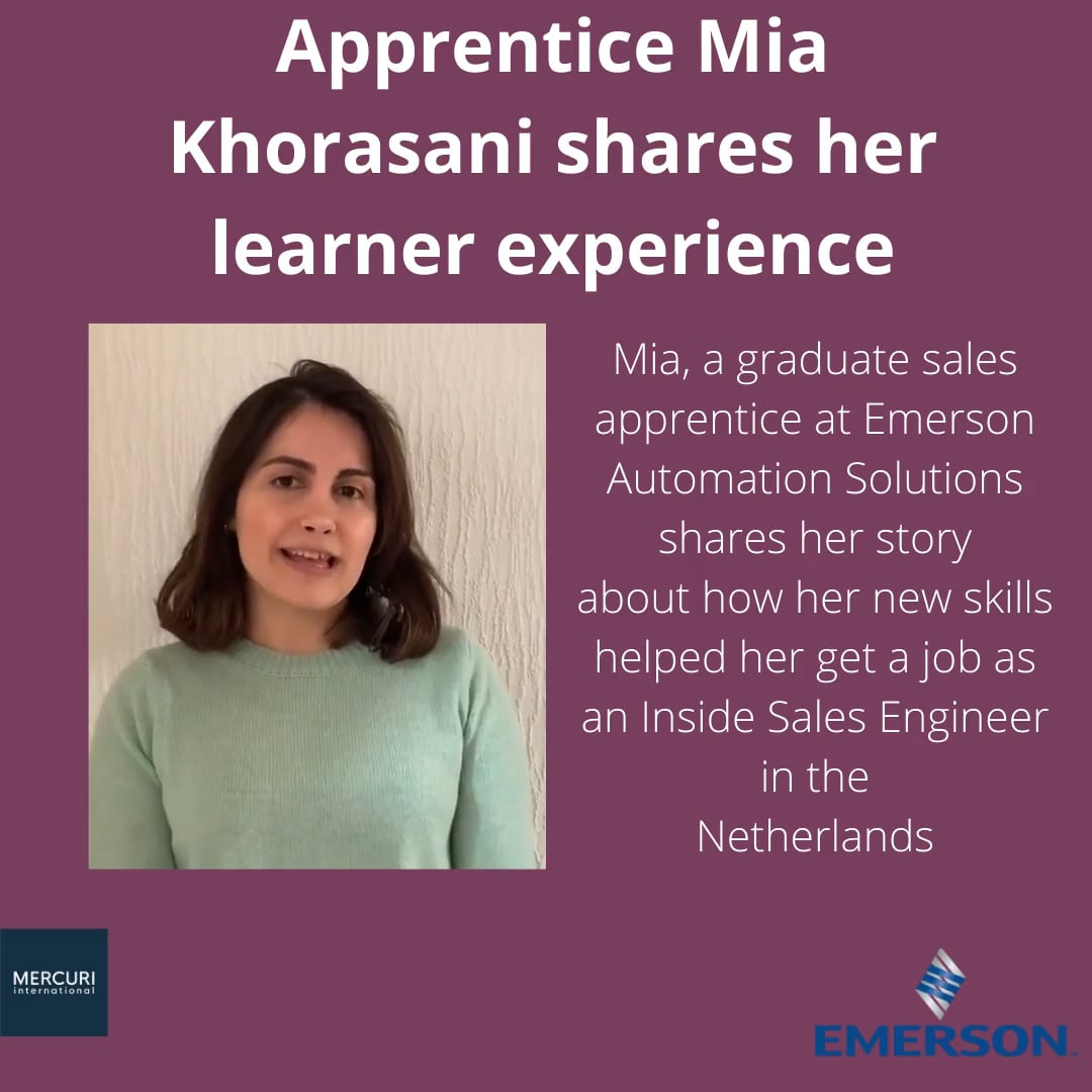 Apprentice Mia shares her learner experience on Vimeo