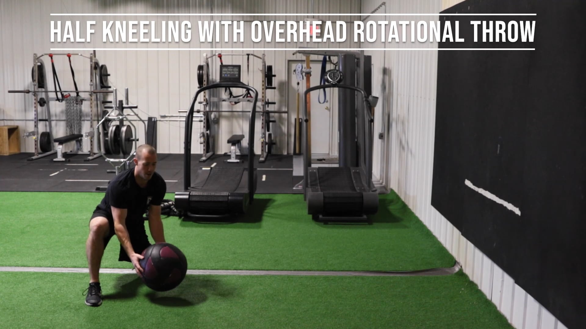 Half Kneeling Overhead Rotational Throw on Vimeo