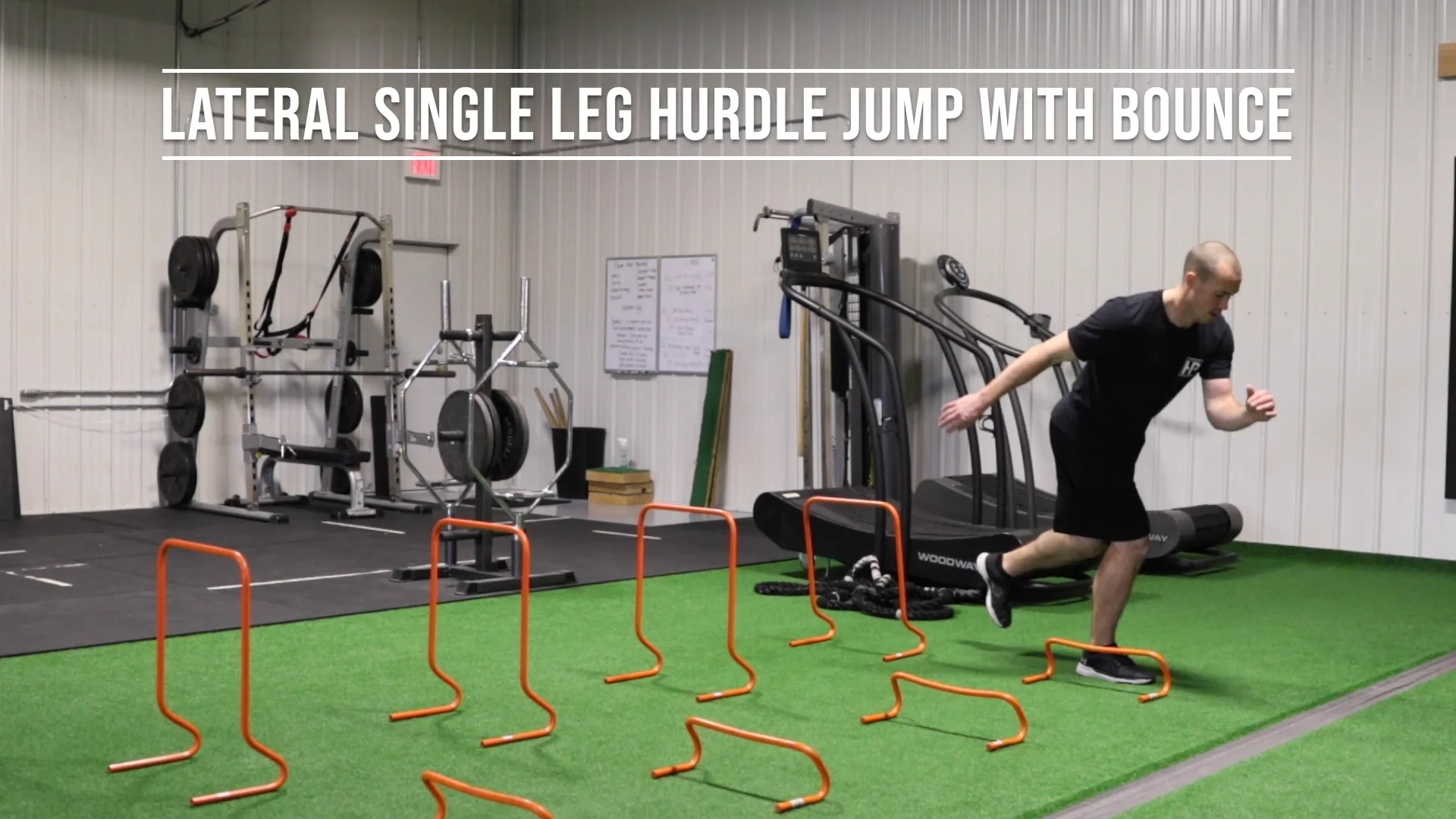 Lateral Single Leg Hurdle Jump --> Bounce on Vimeo