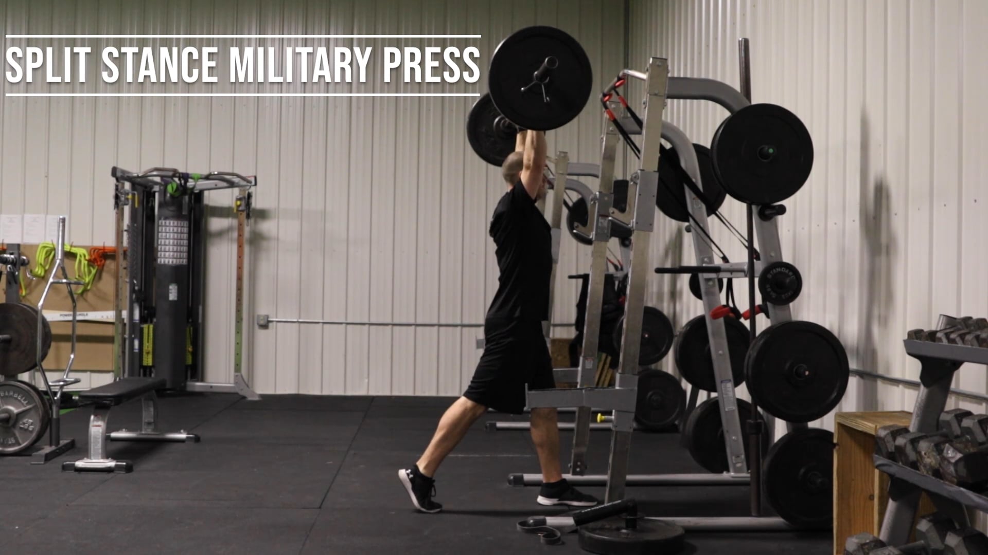 Split Stance Military Press on Vimeo