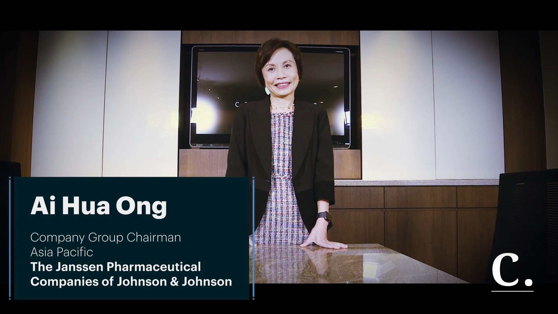 Ai Hua Ong - Part 1 - Company Group Chairman – Asia Pacific at The Janssen Pharmaceutical ...