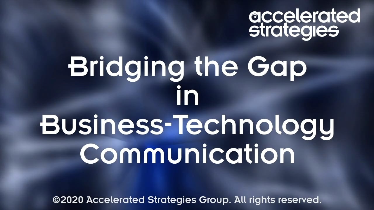 S1E6: Bridging The Gap in Business-Technology Communication - Techstrong TV