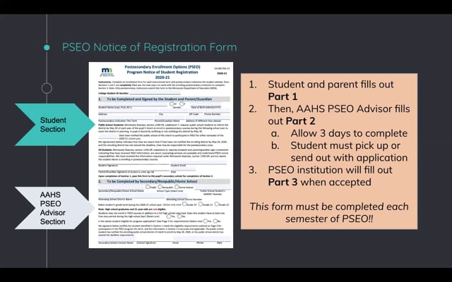 Pseo Notice Of Student Registration Form 2023 24 - Printable Forms Free ...