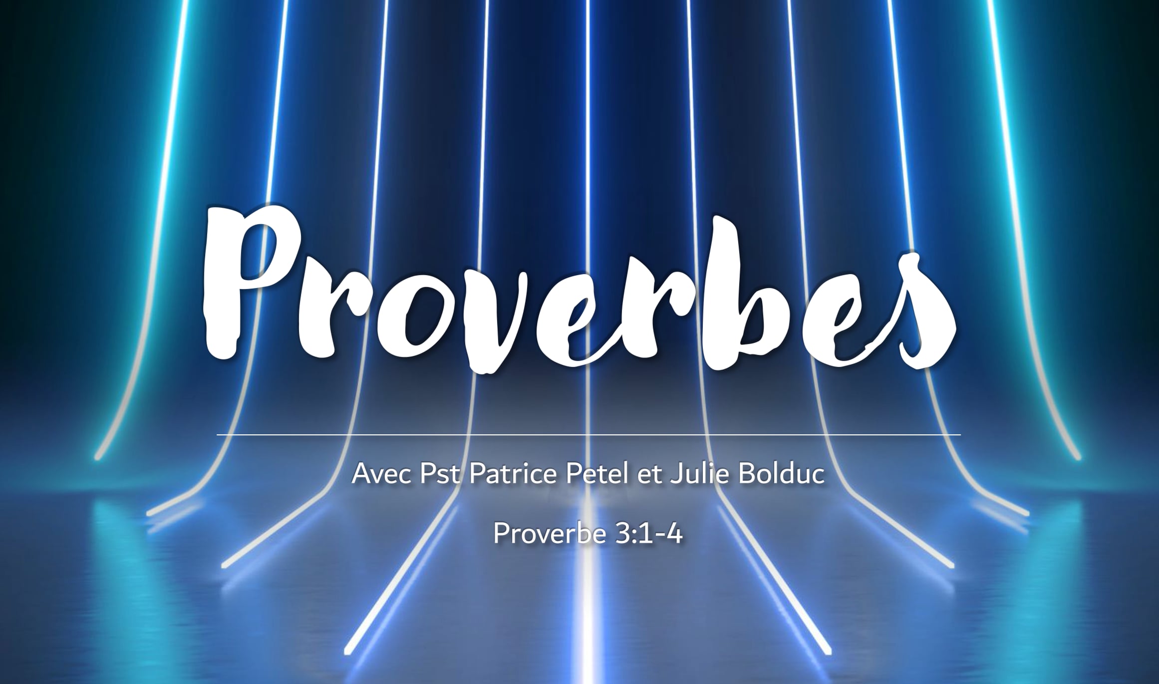 Proverbe 3:1-4 on Vimeo