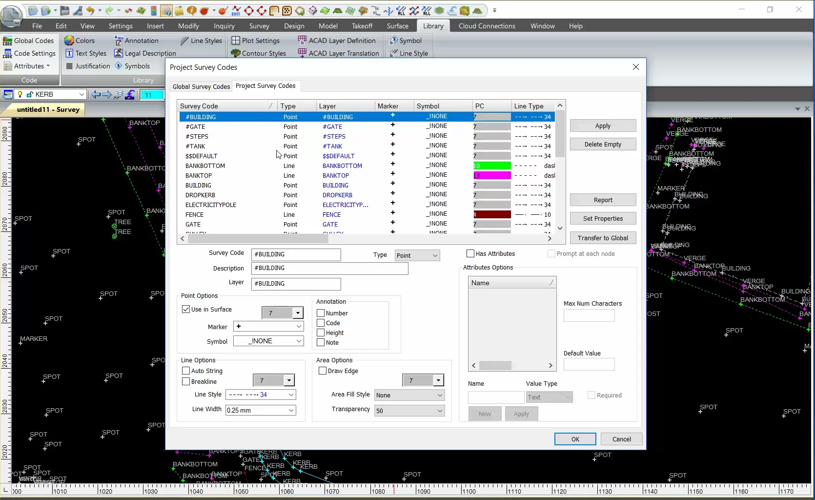 Global code library and its affect on an imported ascii file -MAGNET ...
