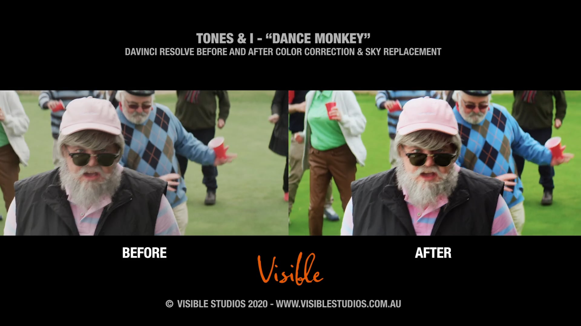 Dance Monkey - Before and After Davinci Resolve Color Correction on Vimeo