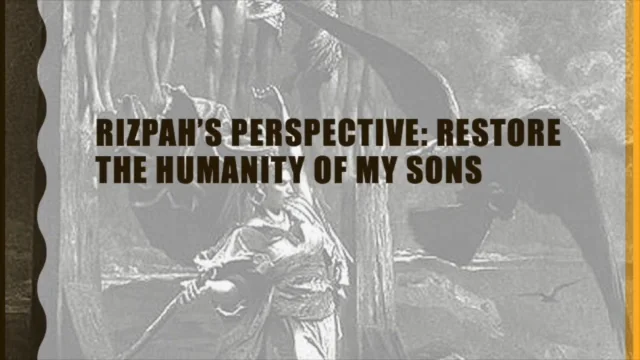 Rizpah and David: 2 Sam 21 on Vimeo