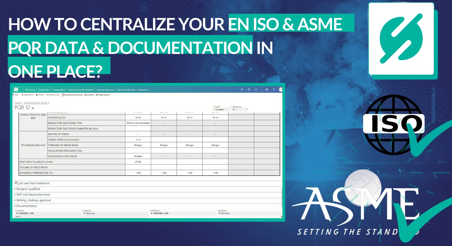 [PQR] How to centralize your EN ISO and ASME PQR data and documentation ...