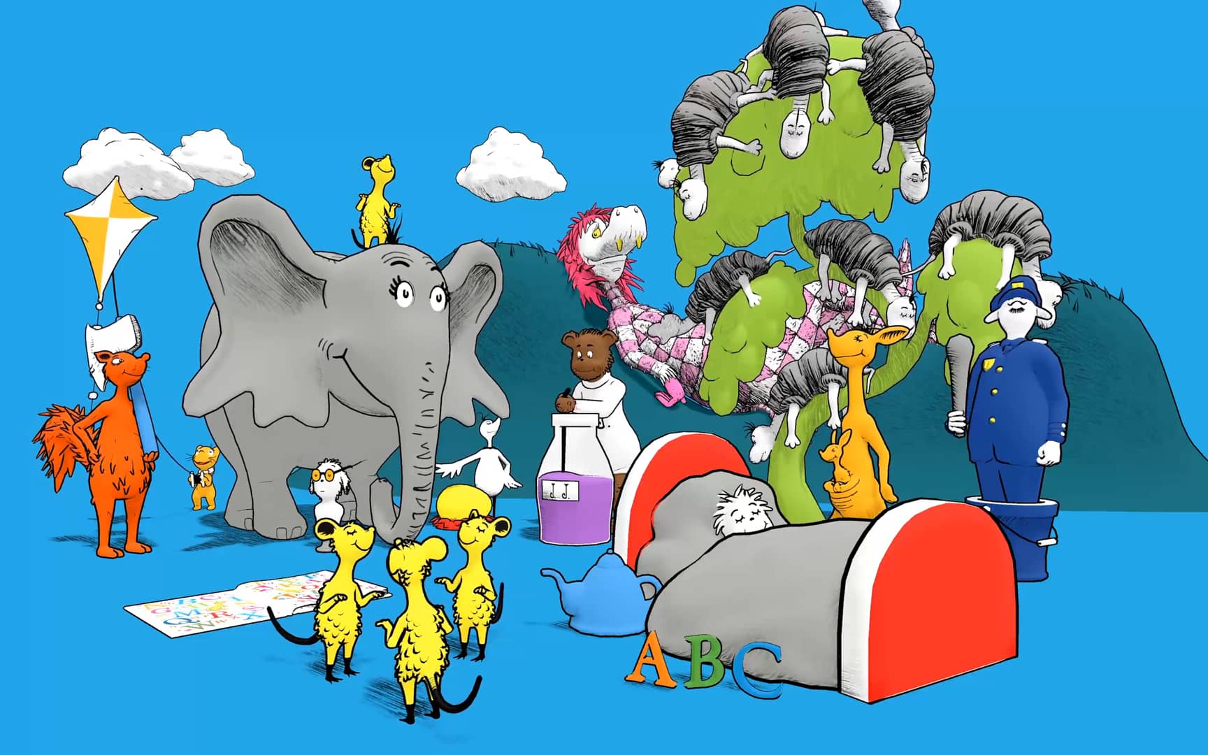 Dr. Seuss' ABC - An Amazing AR Alphabet :: Character Ensemble on Vimeo