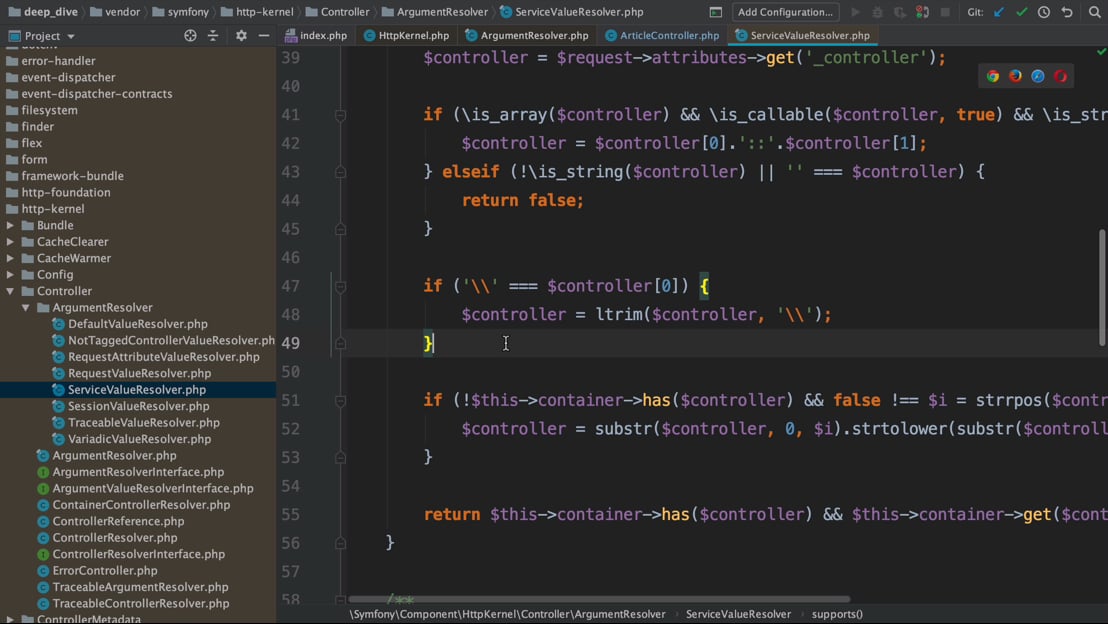 How Service Autowiring Works in a Controller Method > Symfony 5 Deep Dive! The HttpKernel ...