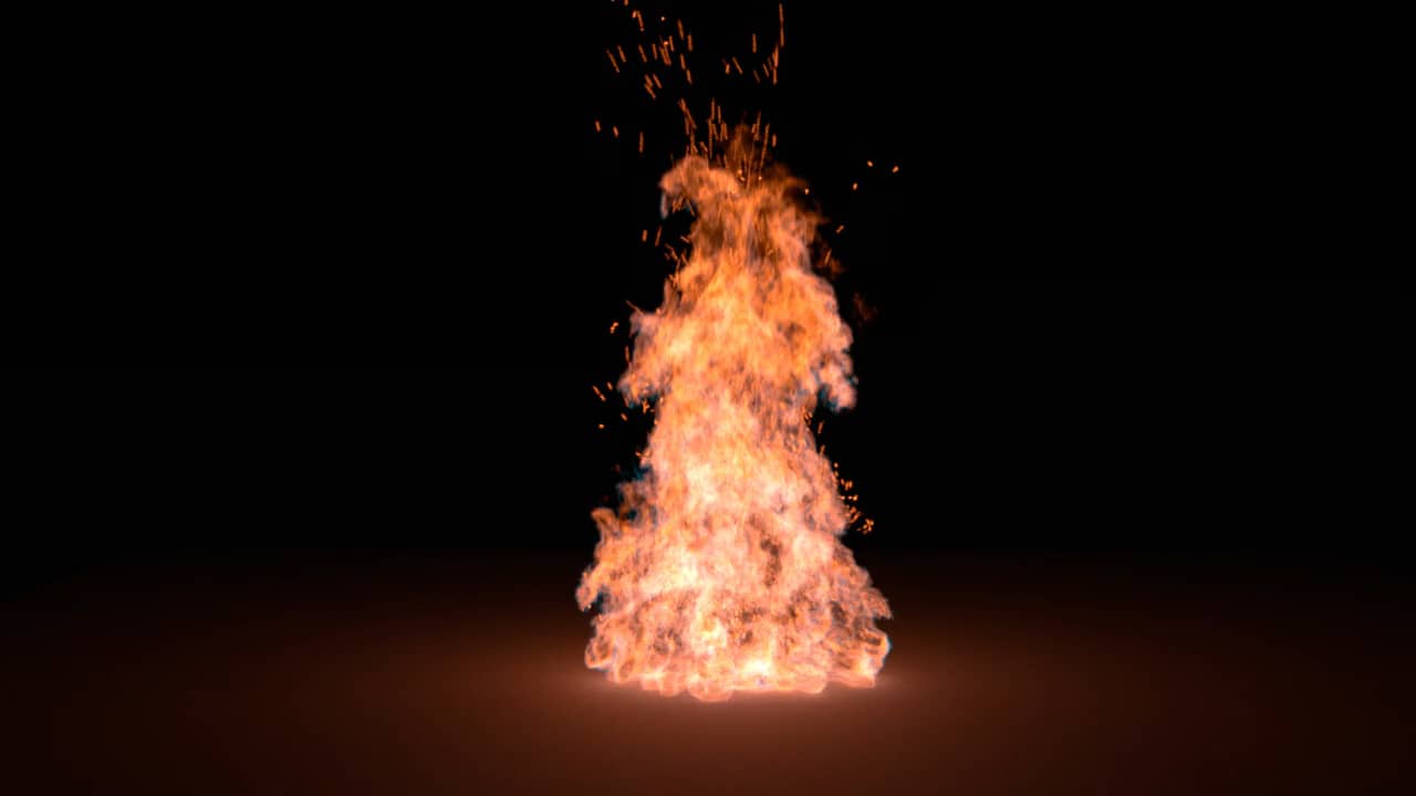 Houdini Fire Sparse on Vimeo