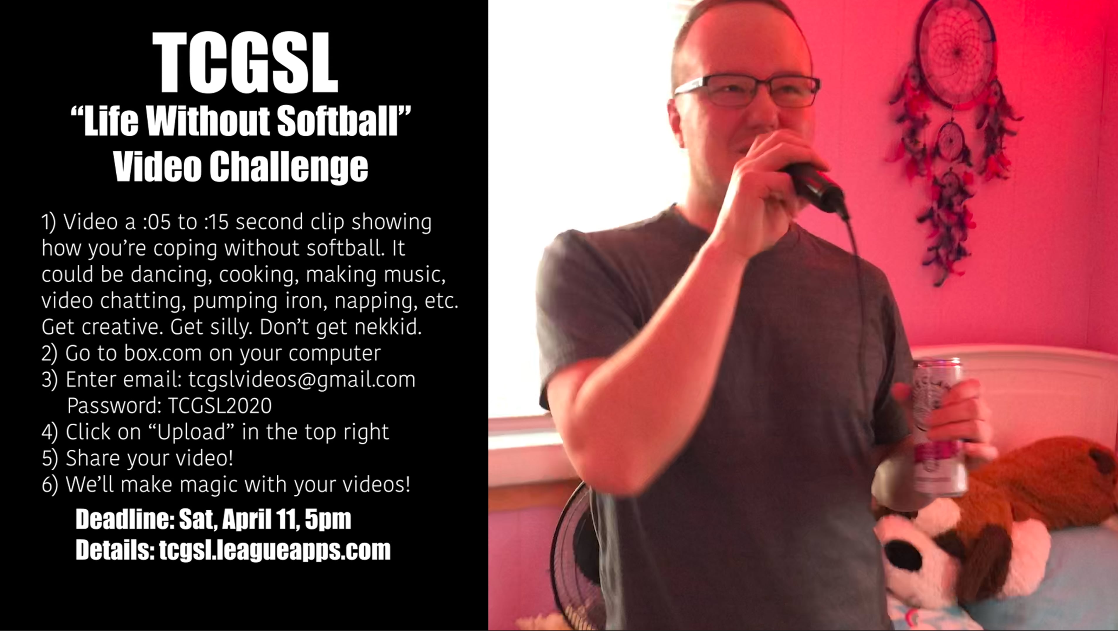 TCGSL "Life Without Softball" Video Challenge Promo 4_5_20 on Vimeo