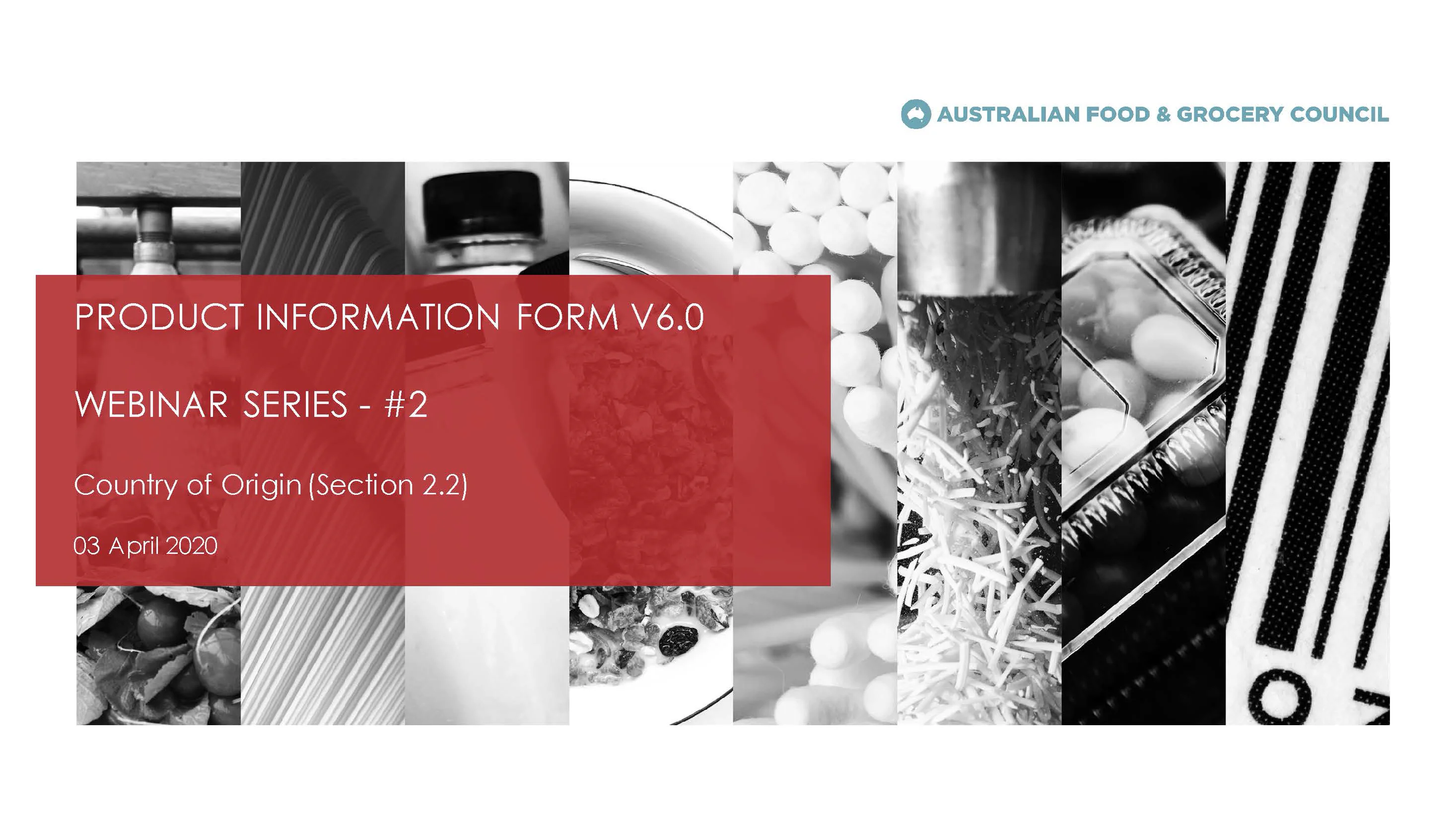 PIF V6.0 Country of Origin