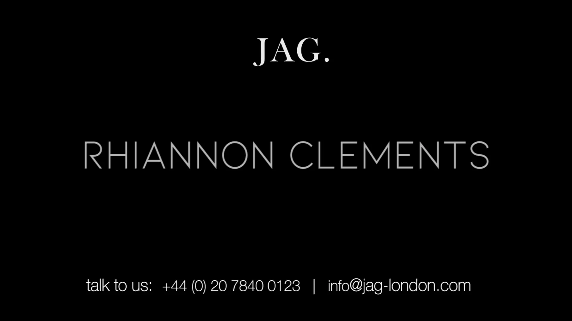 Rhiannon Clements Showreel 2020