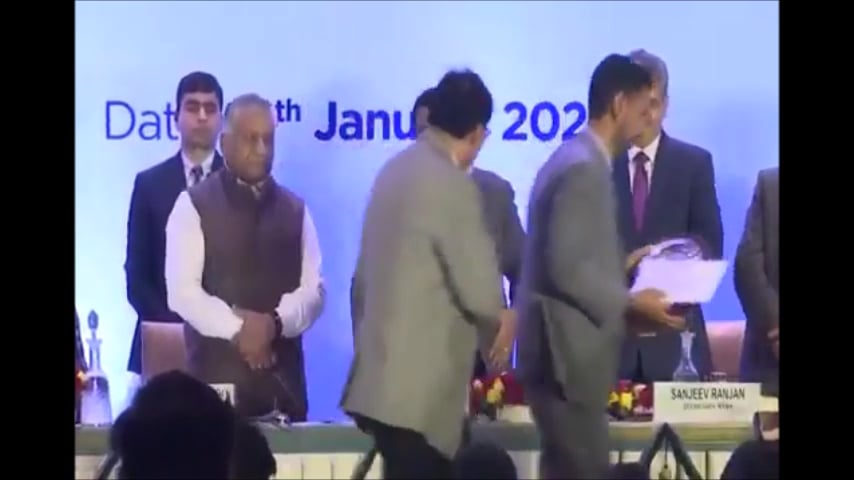 Sanjit Bakshi receiving Award on Vimeo