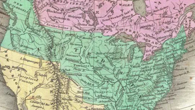 Northern Border States And Capitals Map