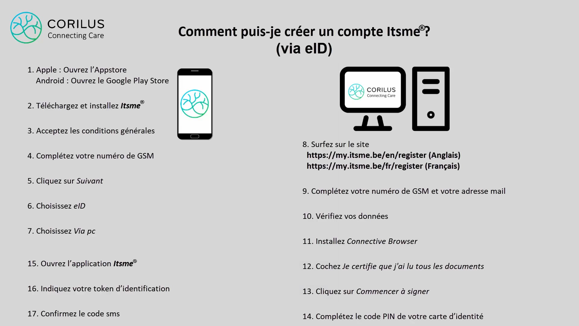 Comment puis-je créer un compte Itsme® ? (Via eID) on Vimeo