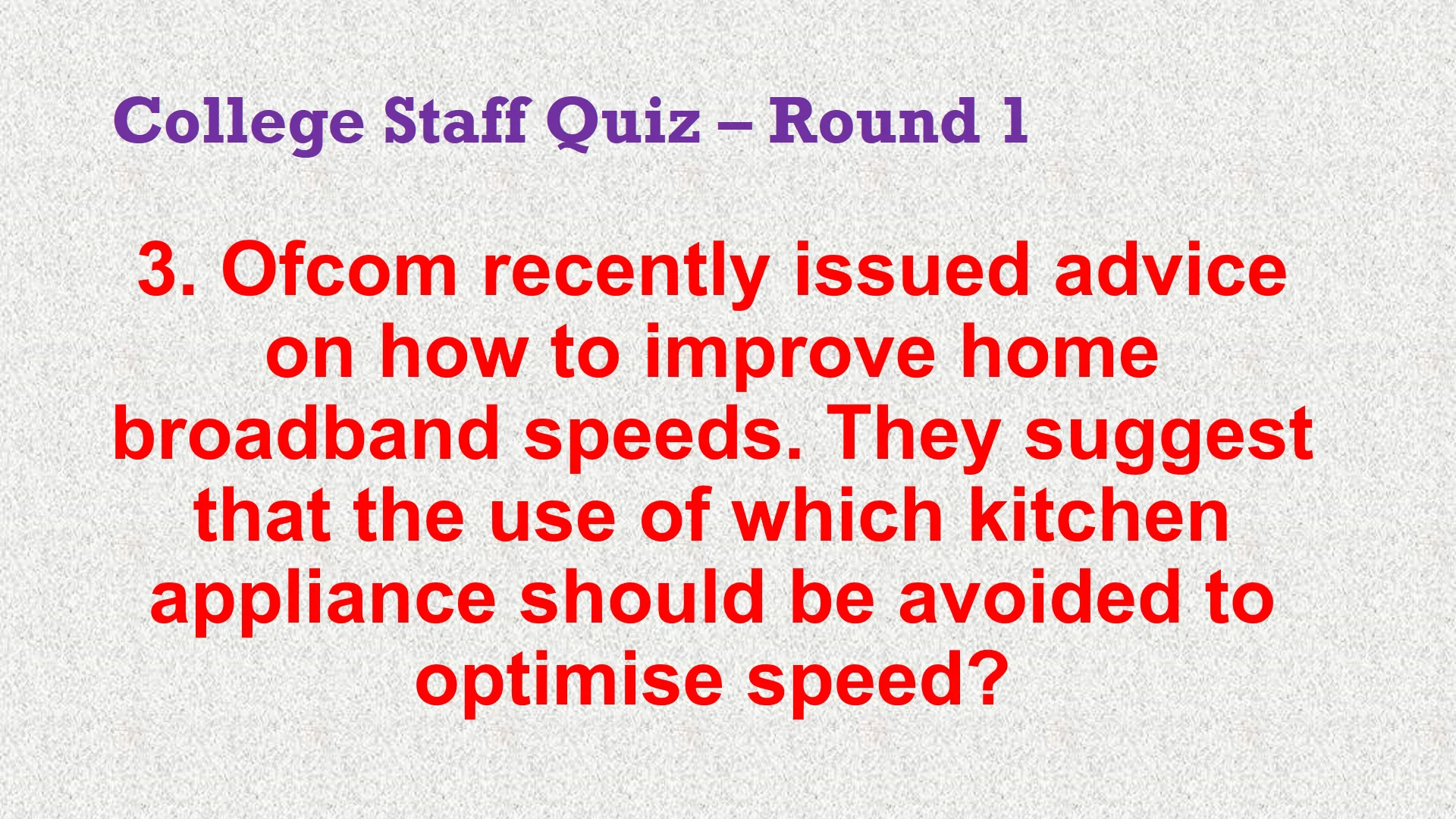 College Staff Quiz 1 on Vimeo