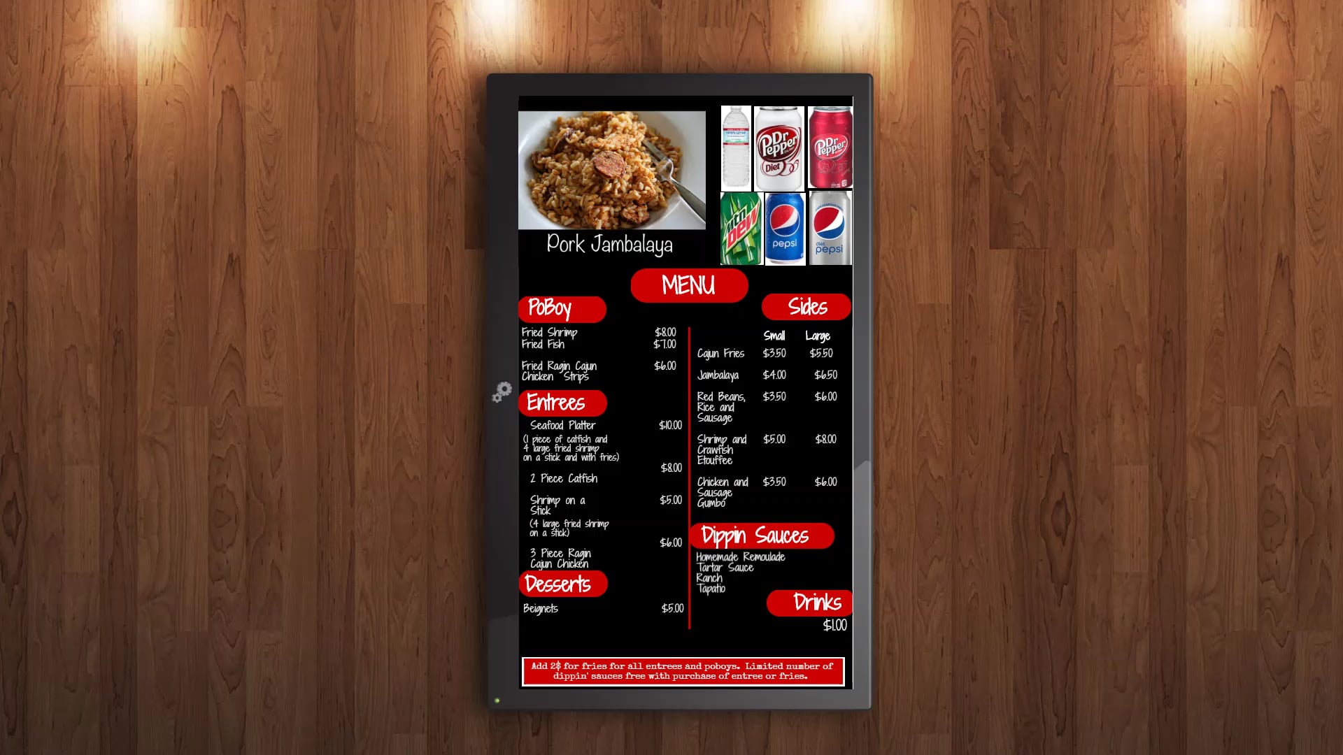 Smart Menu Boards in Portrait Orientation (vertical) on Vimeo