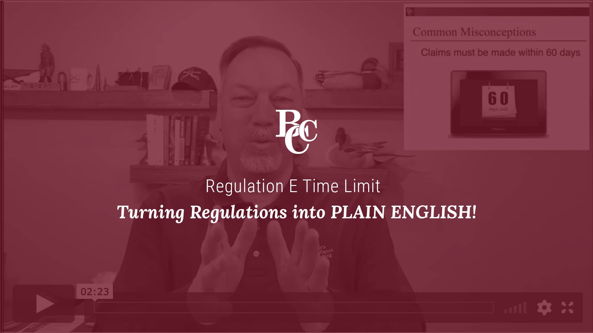 Regulation E Time Limit on Vimeo