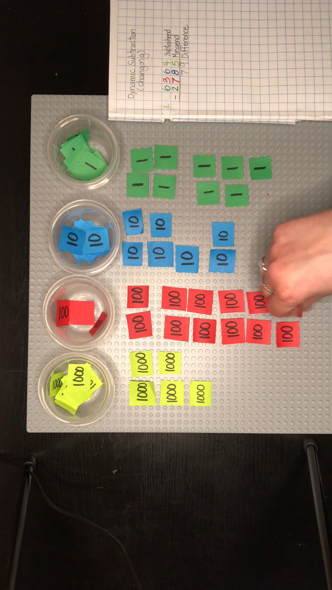 Dynamic Subtraction Stamp Game on Vimeo