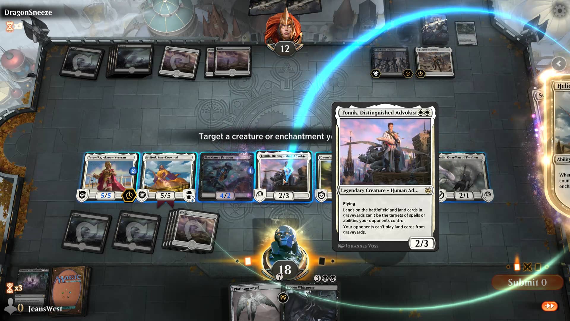 MTG Arena-White Black- Command the Dreadhorde Finish on Vimeo