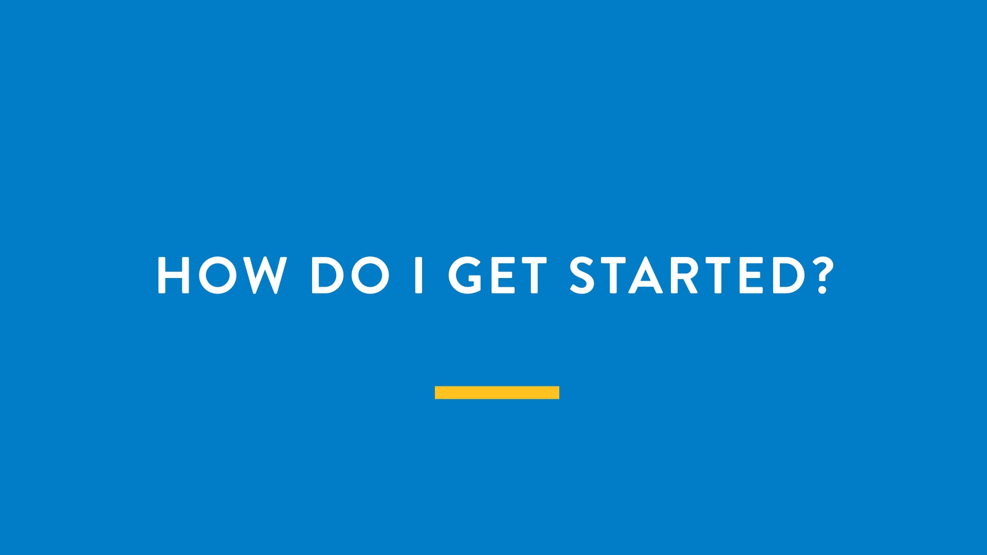 10 - How do I get started? on Vimeo