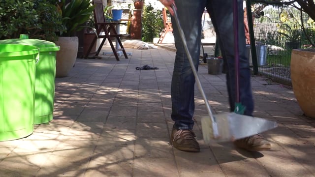 Stay Home Brooming Outdoor - Free video on Pixabay