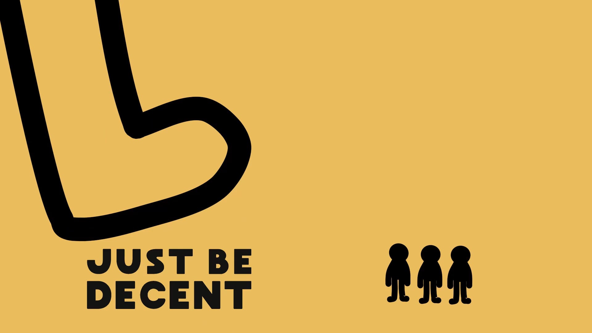 Just Be Decent Ident Final on Vimeo