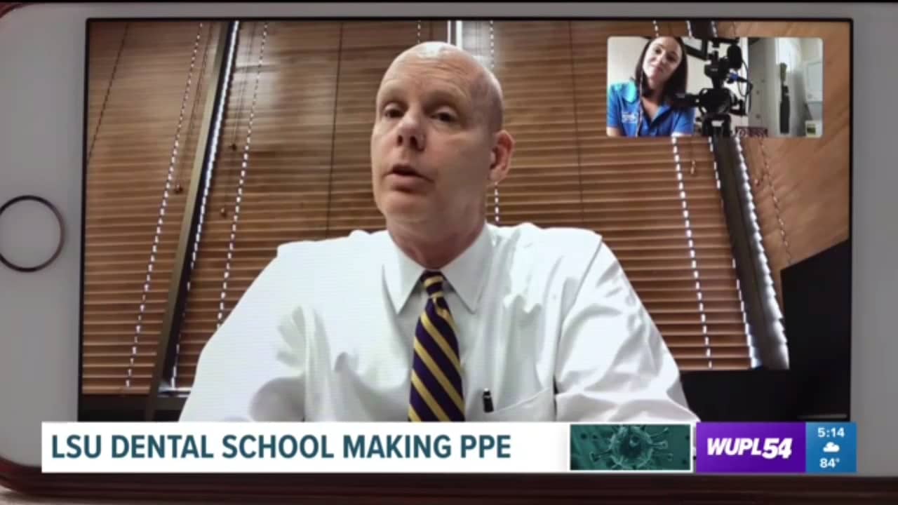 April 7, 2020 Dental School PPE Dr Robert Laughlin WWL 5 PM 206(1) on Vimeo