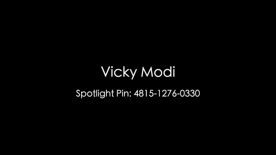 Vicky Modi - Spotlight on Vimeo