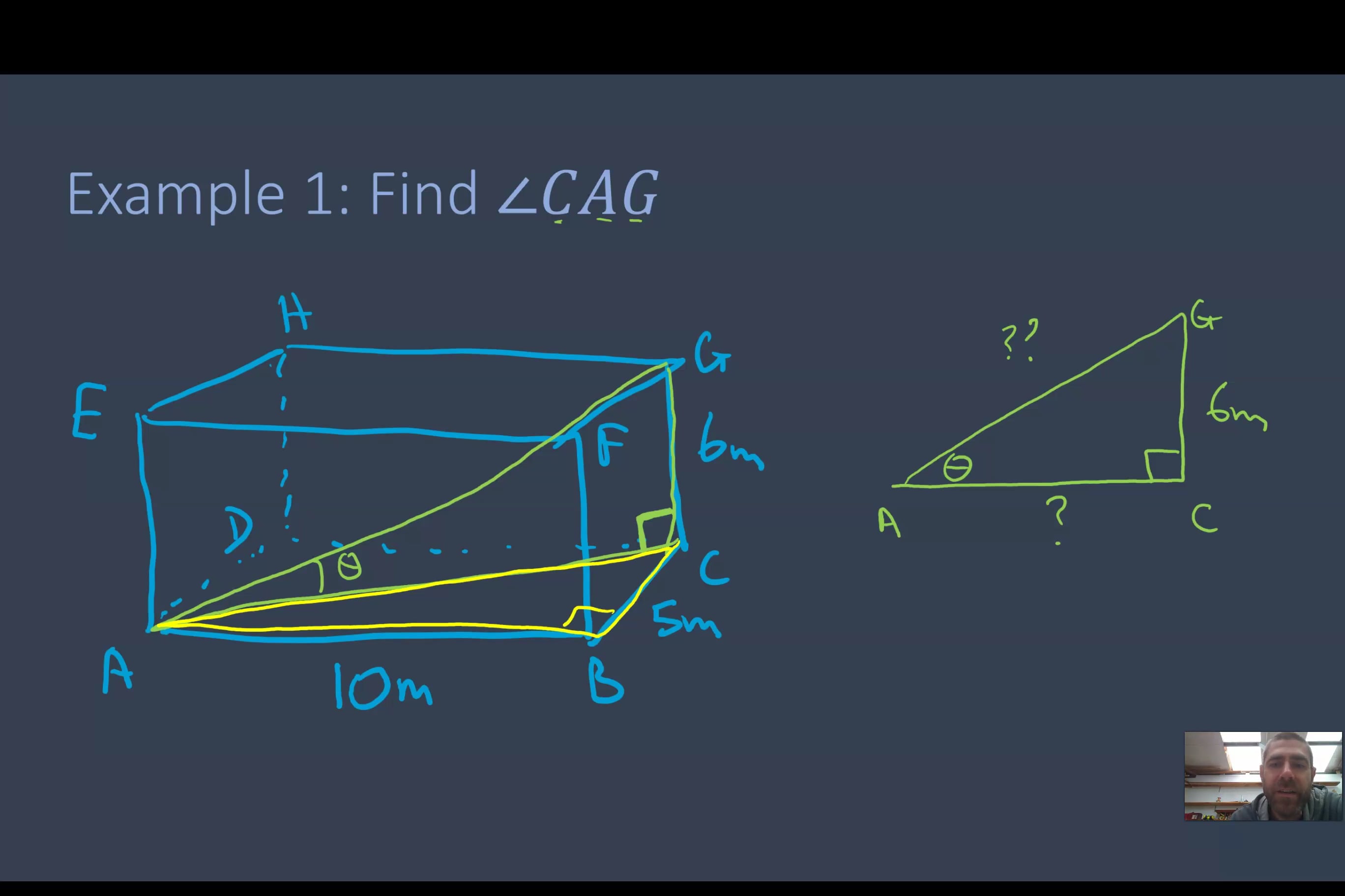 3D trig problems (Year 10 trig) on Vimeo