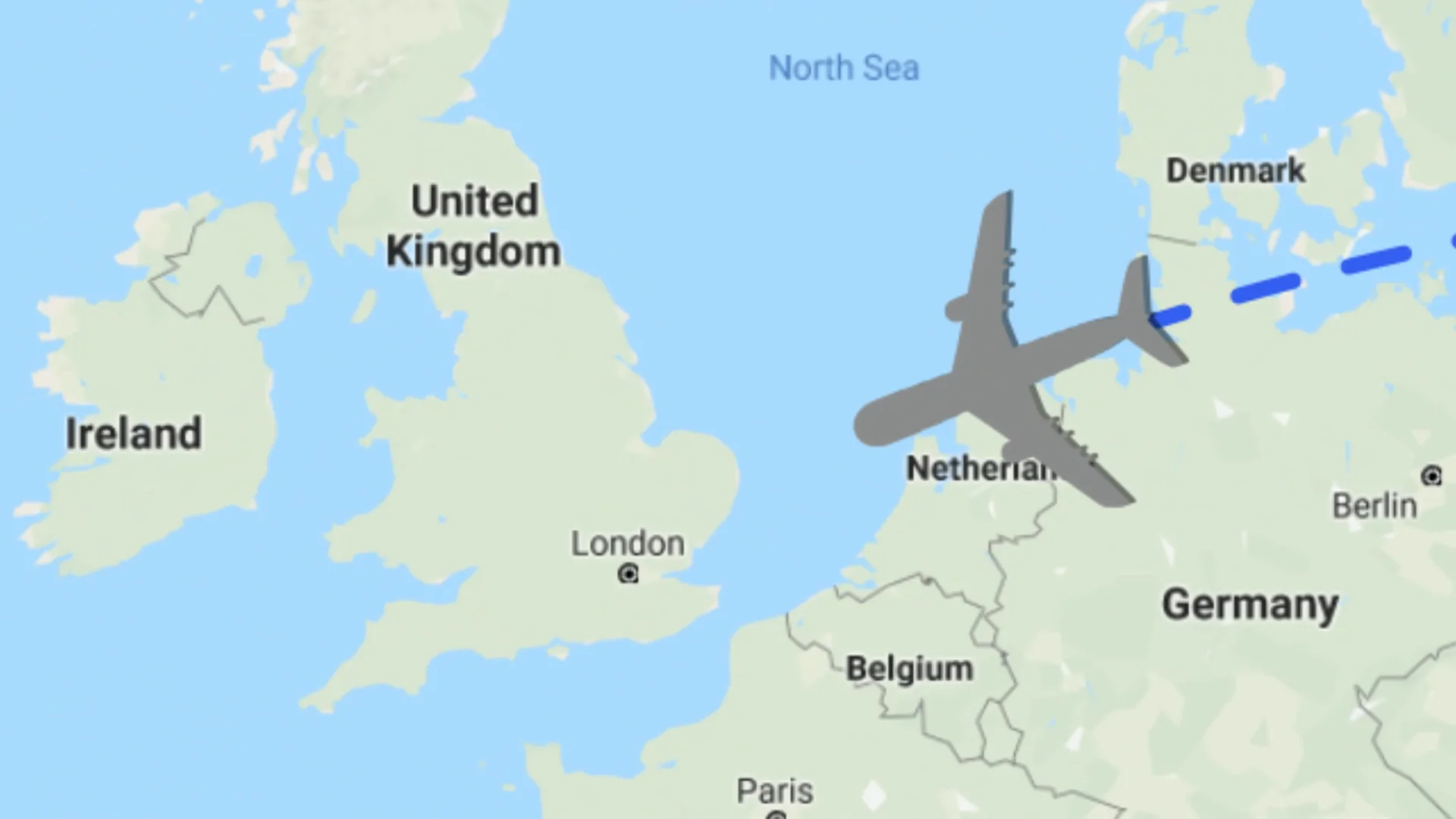 Map Flight Animation//Анимация полета самолета на карте