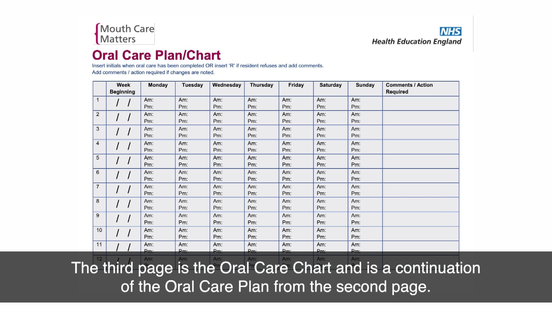 MCM - Care Home Resident Assessment Form - Cut 1 SUBS on Vimeo