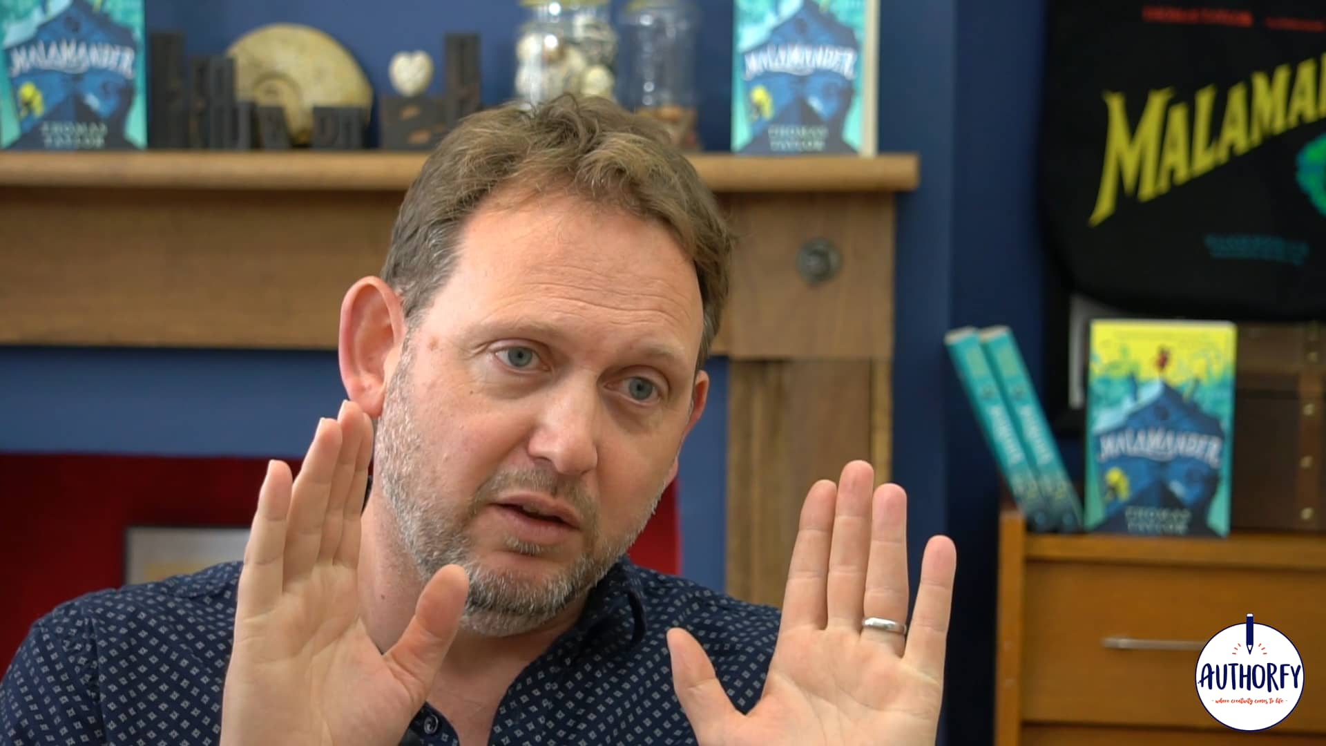 Author Masterclass - Thomas Taylor. What does the Malamander look like ...