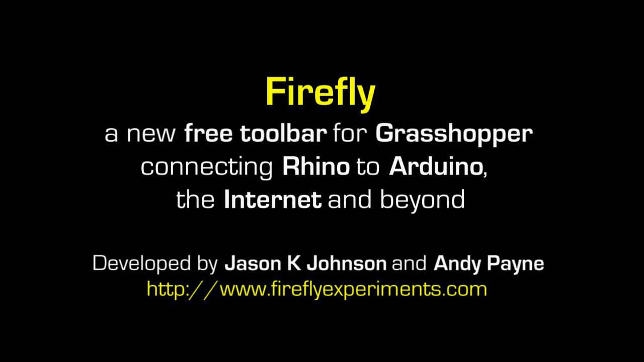 Firefly for Grasshopper / Arduino on Vimeo