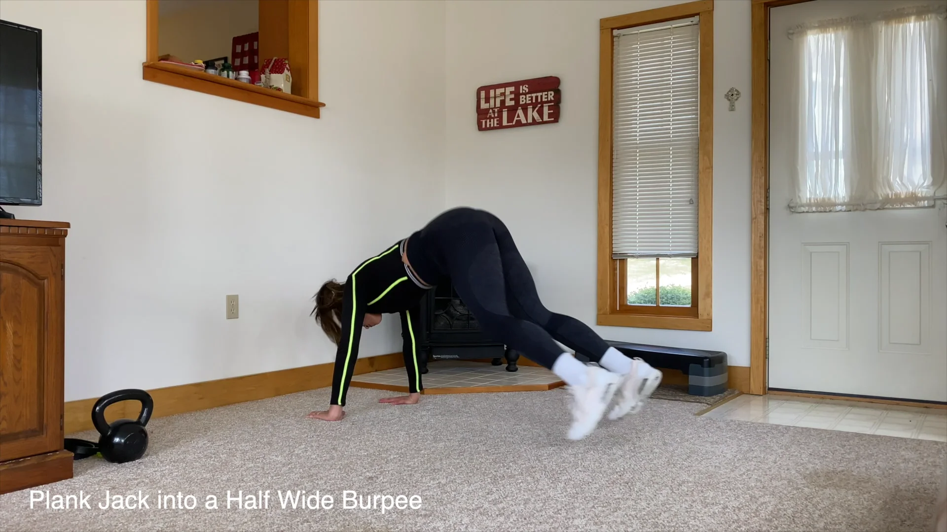 Plank Jack into a Half Wide Burpee on Vimeo