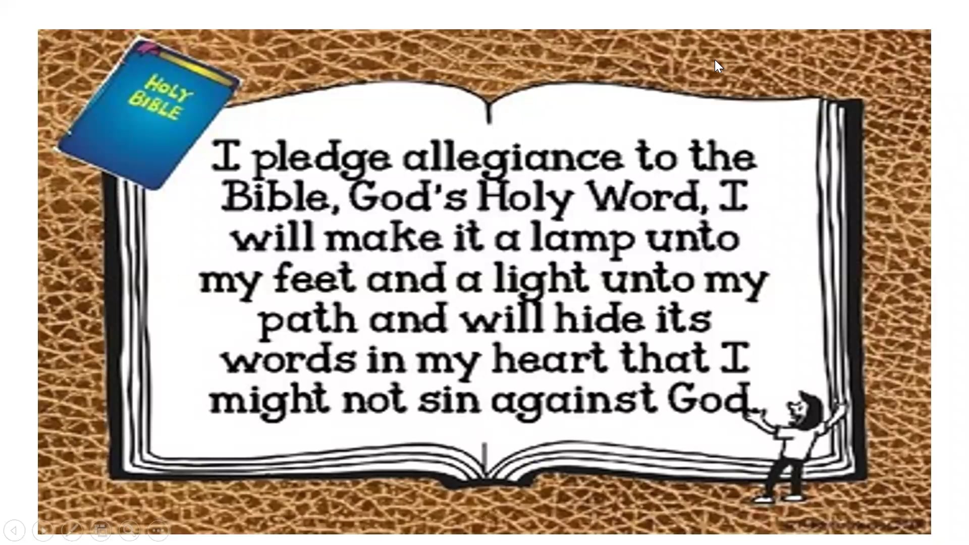 What Is The Pledge To The Bible
