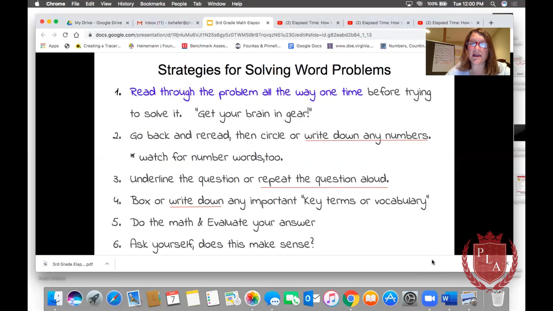 3rd Grade Math Lesson 18: Solves Elapsed‑Time Word Problems Involving ...