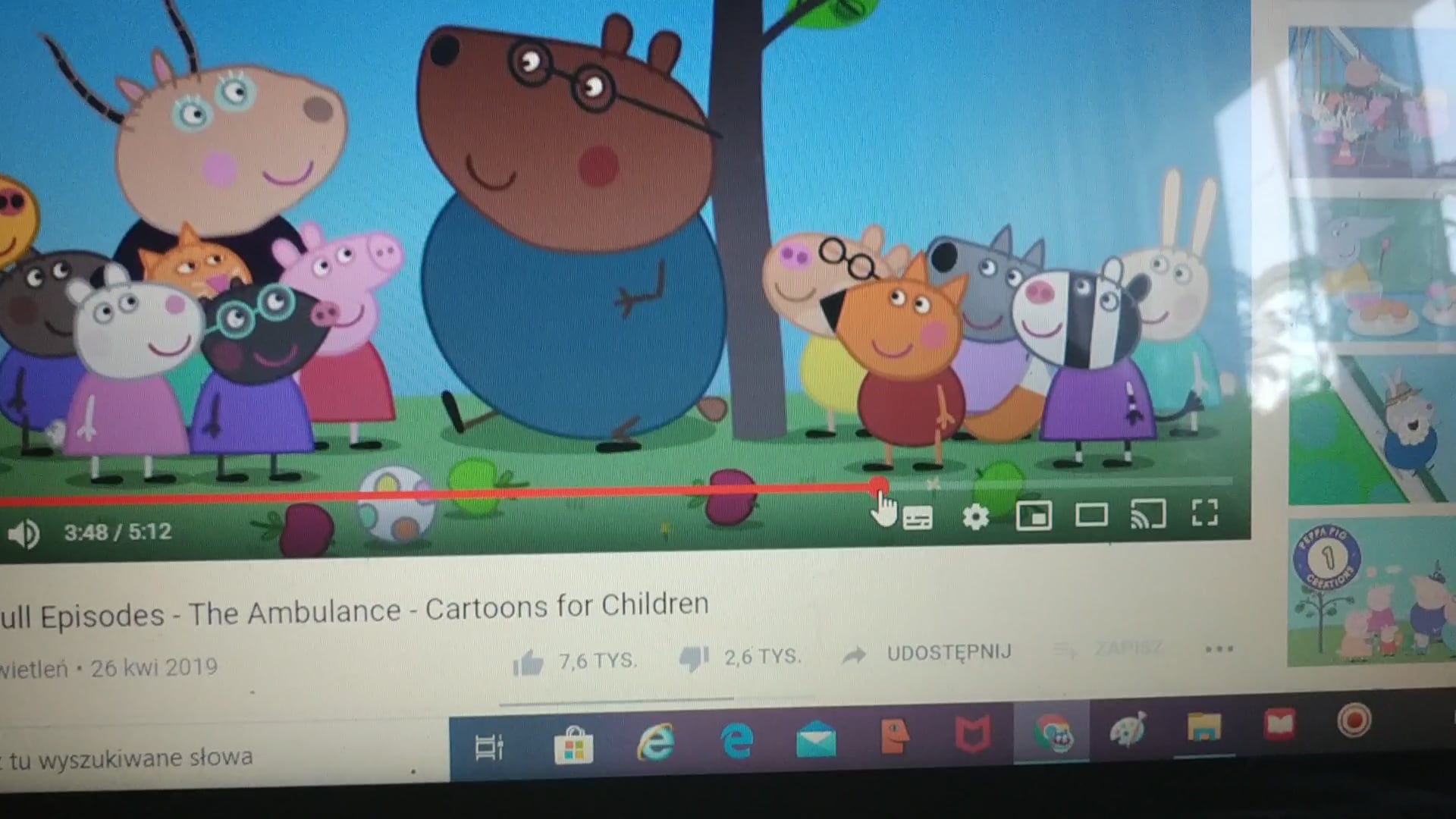 I edited Peppa pig episode clean short on Vimeo