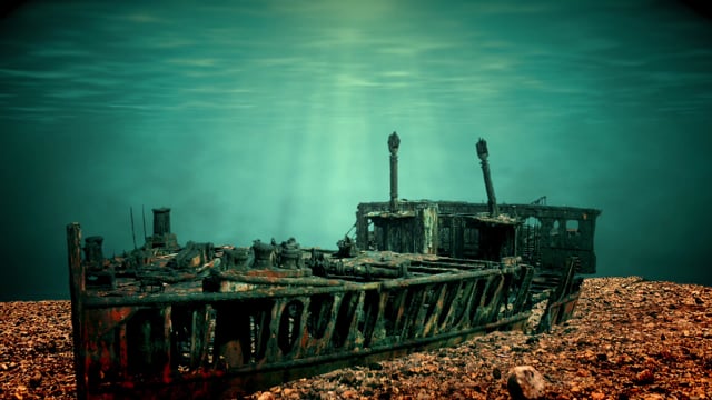 Underwater Animation Ship - Free video on Pixabay