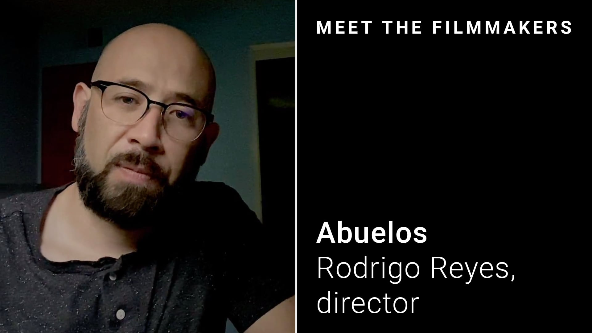Meet the Filmmakers - ABUELOS: Rodrigo Reyes on Vimeo