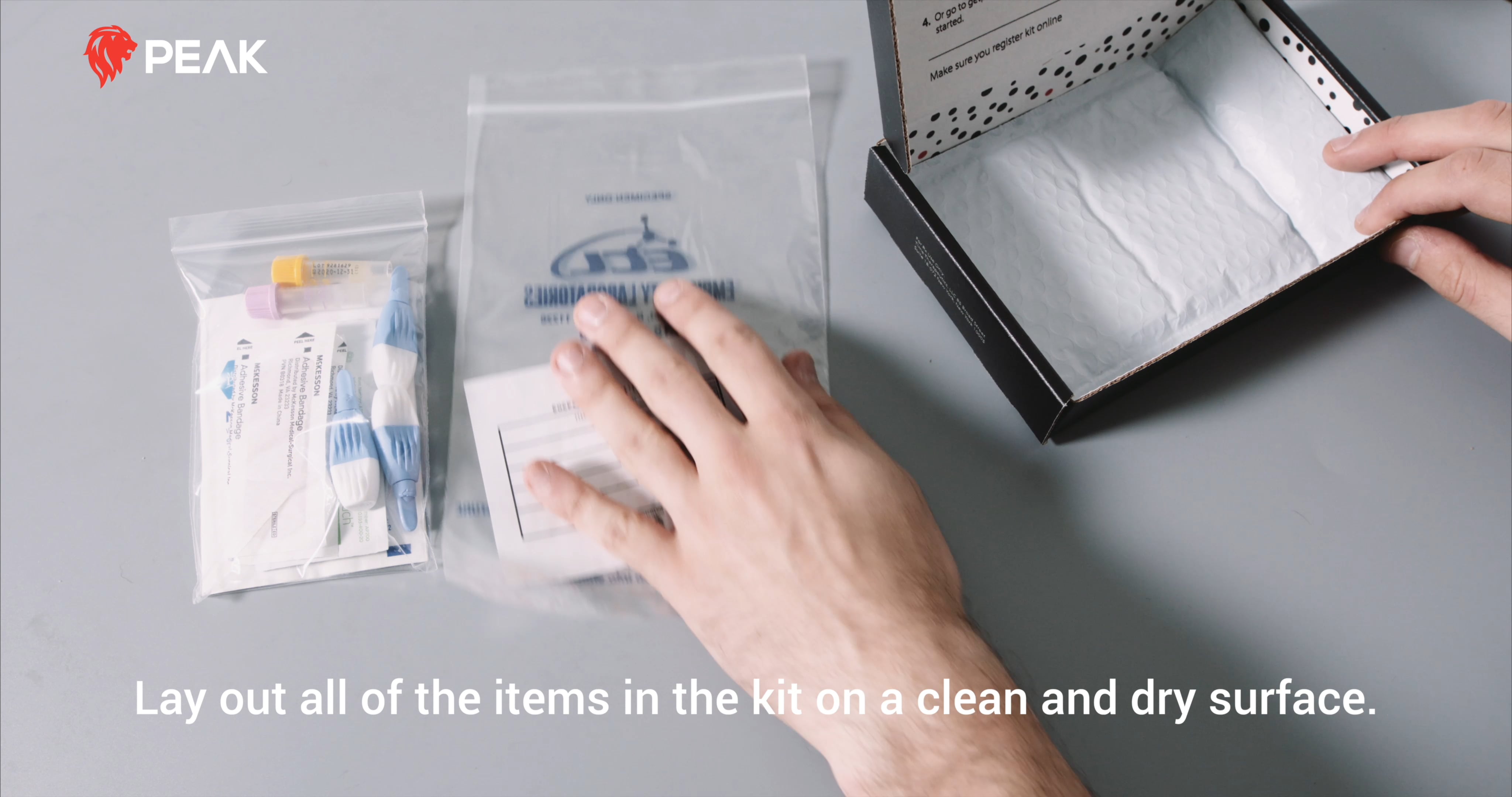 Peak Microtainer Blood Draw Instructions on Vimeo