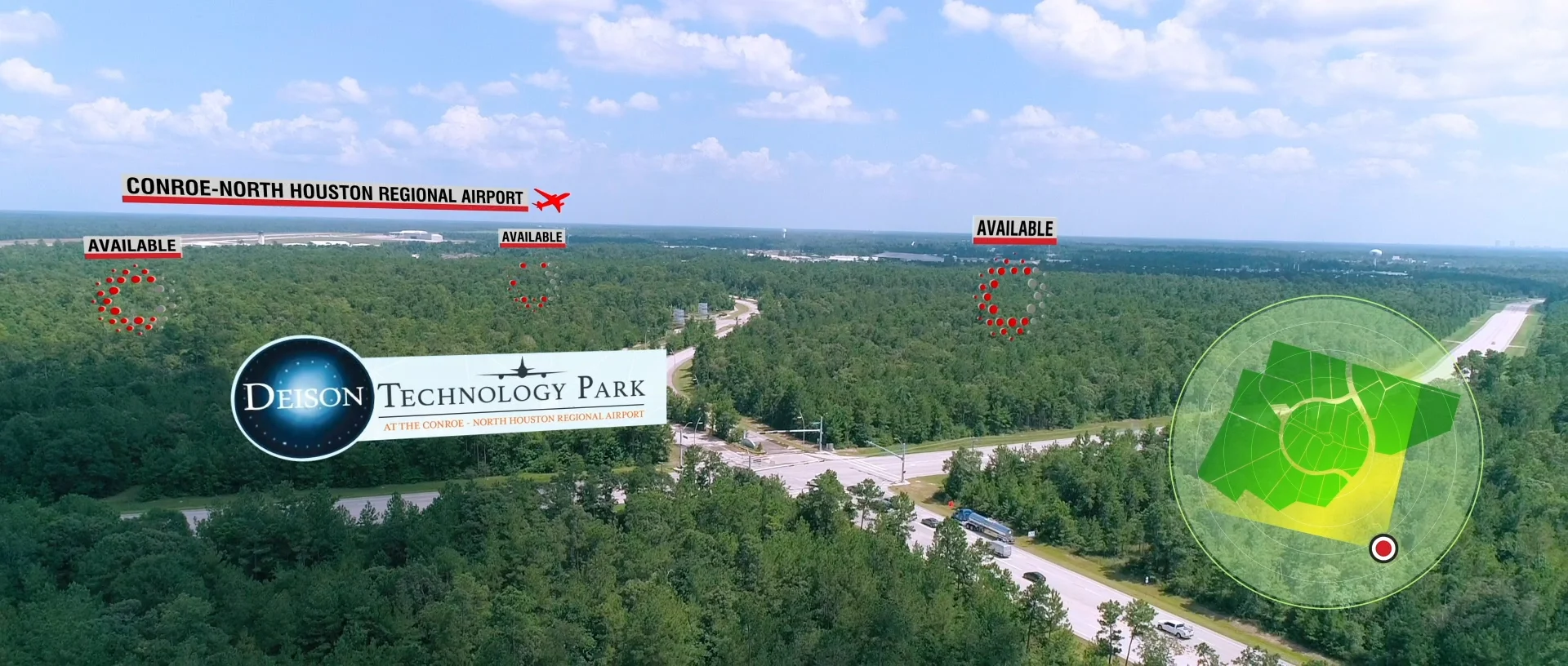 Conroe Social Media Loops - Motion Graphic 3 - Deison Technology Park ...
