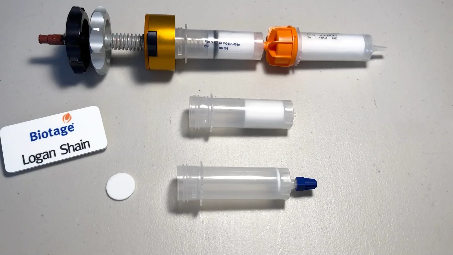 Using Biotage Dry Load Vessels and Plungers