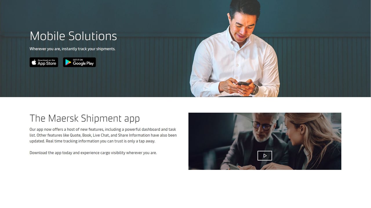 Maersk Mobile App Guide on Vimeo